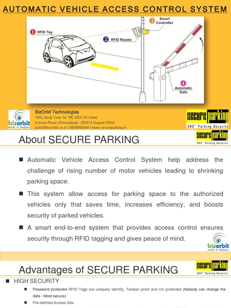 Automatic Vehicle Access Control System | PDF | Radio Frequency Identification | Parking