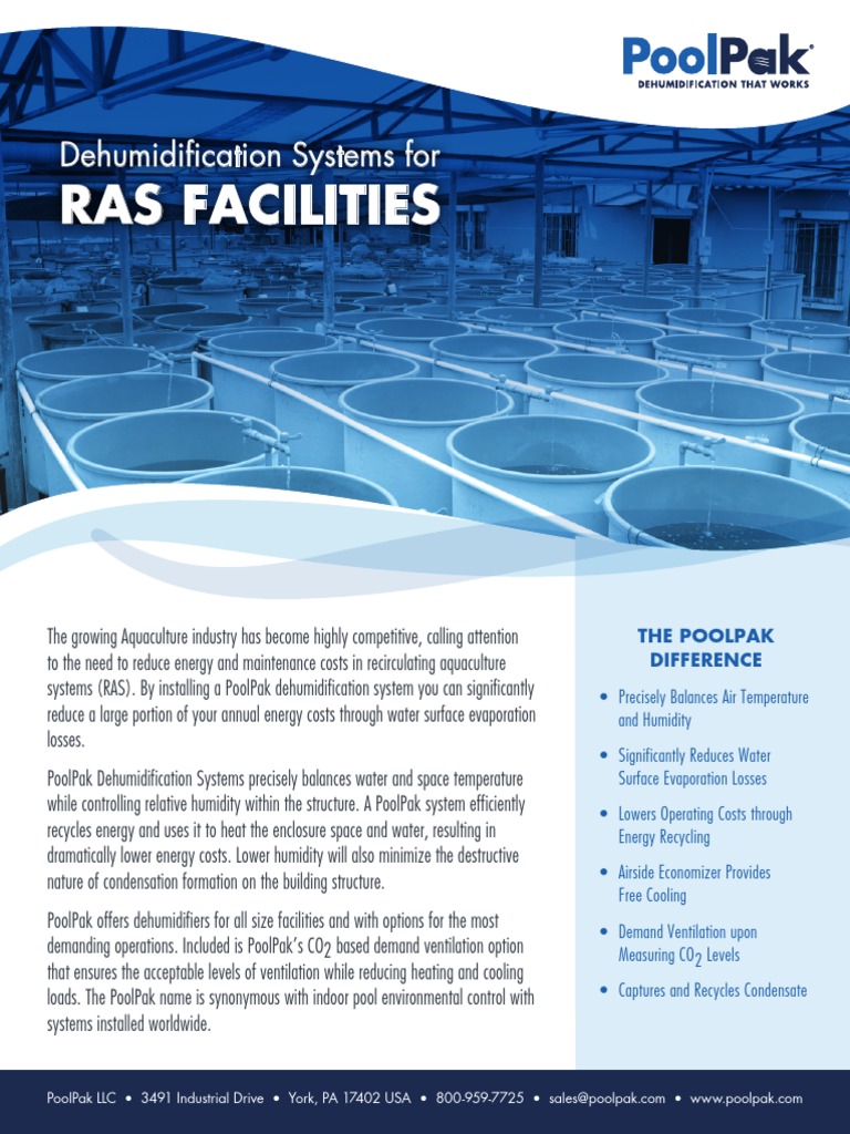 Ras Facilities: Dehumidification Systems For | PDF | Air Conditioning ...