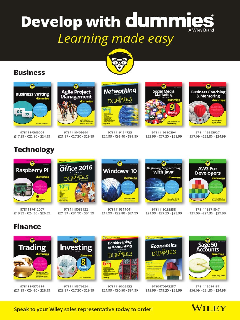Develop With Dummies | PDF
