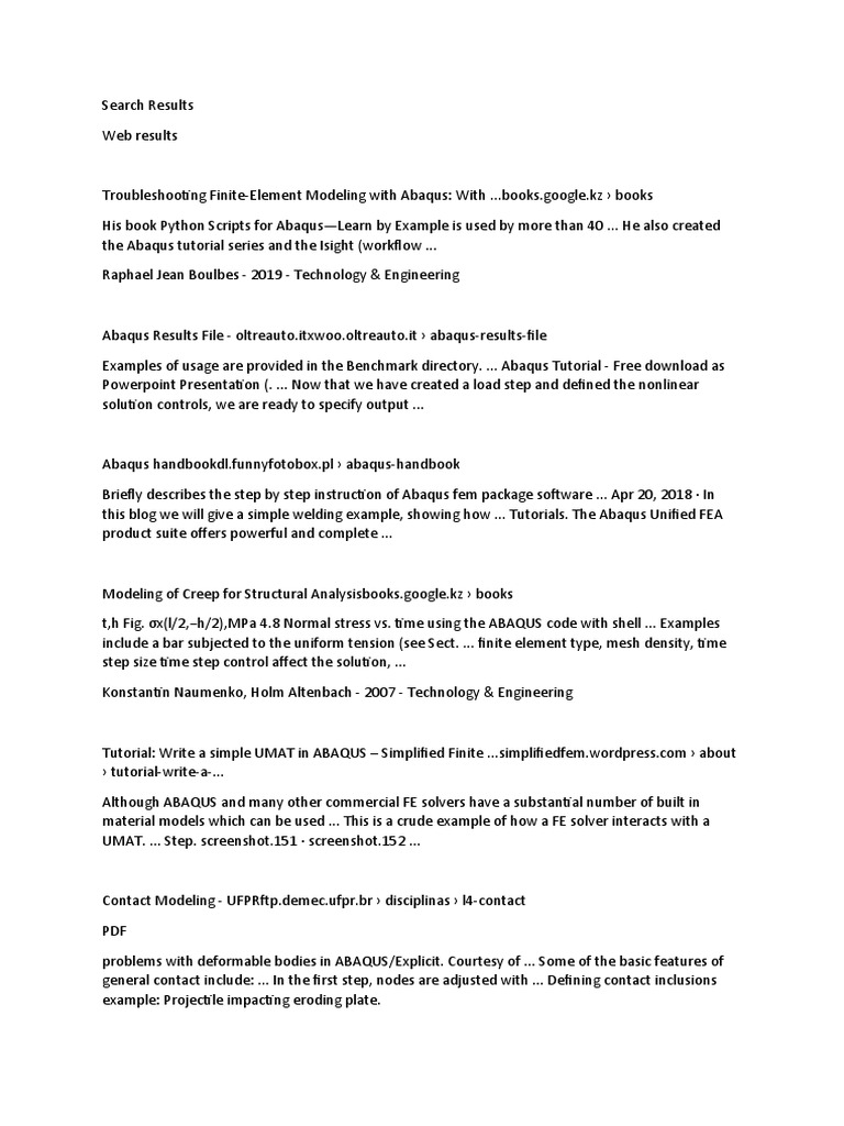 Abaqus tutorials | PDF | Finite Element Method | Computing