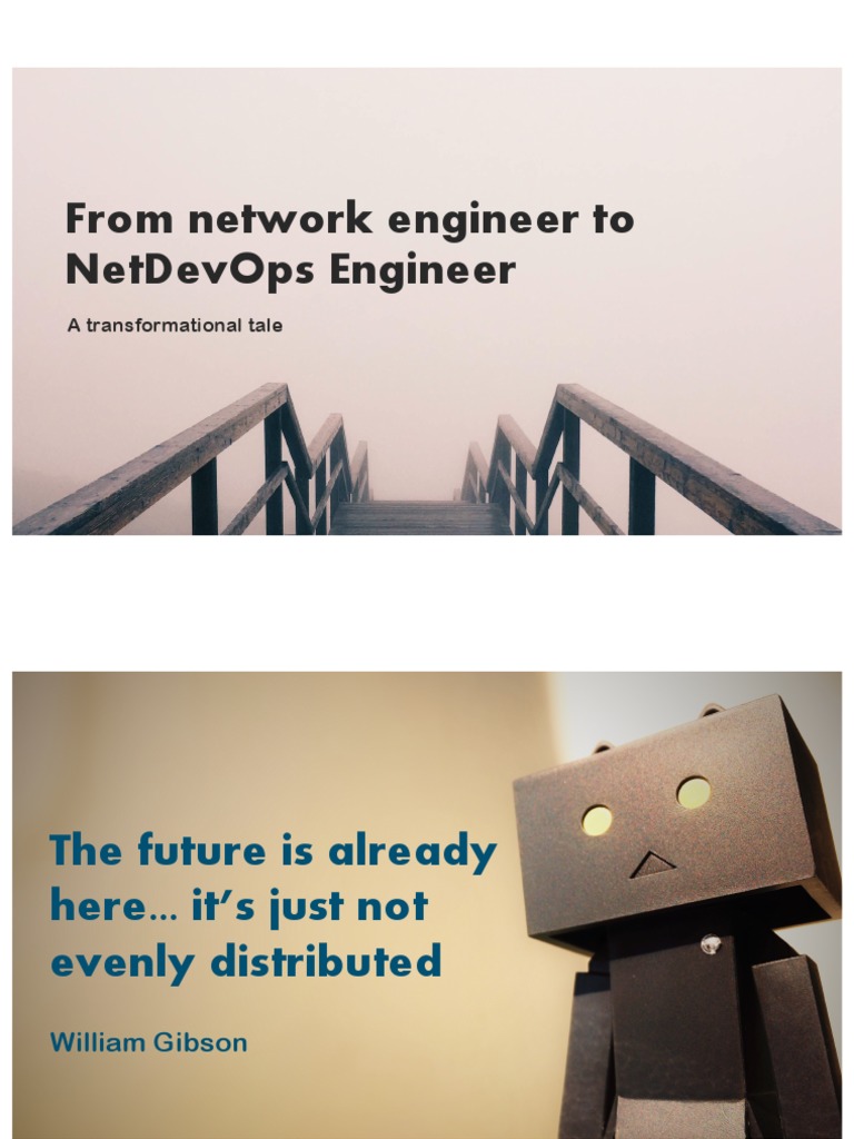 From Network Engineer to NetDevOps | PDF | Cloud Computing | User Interface