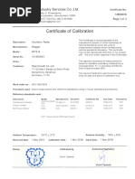 Earthing Test Certificate PDF | PDF