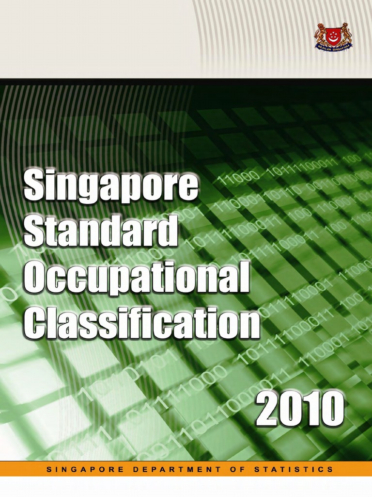 Singapore Standard Occupational Classification 2010 PDF | Download Free ...