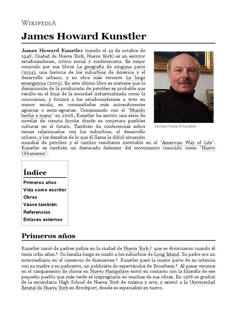 Jmes Howard Kunstler | PDF