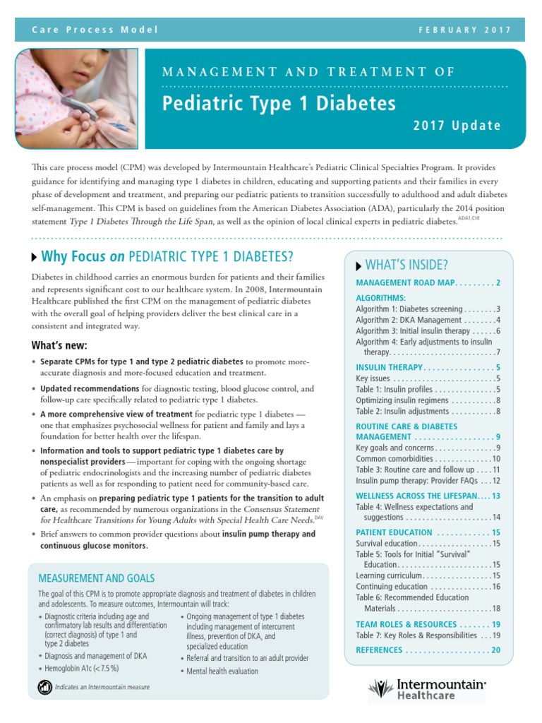 Diabetes Pediatric Pdf Pdf Endocrine System Disorders Of