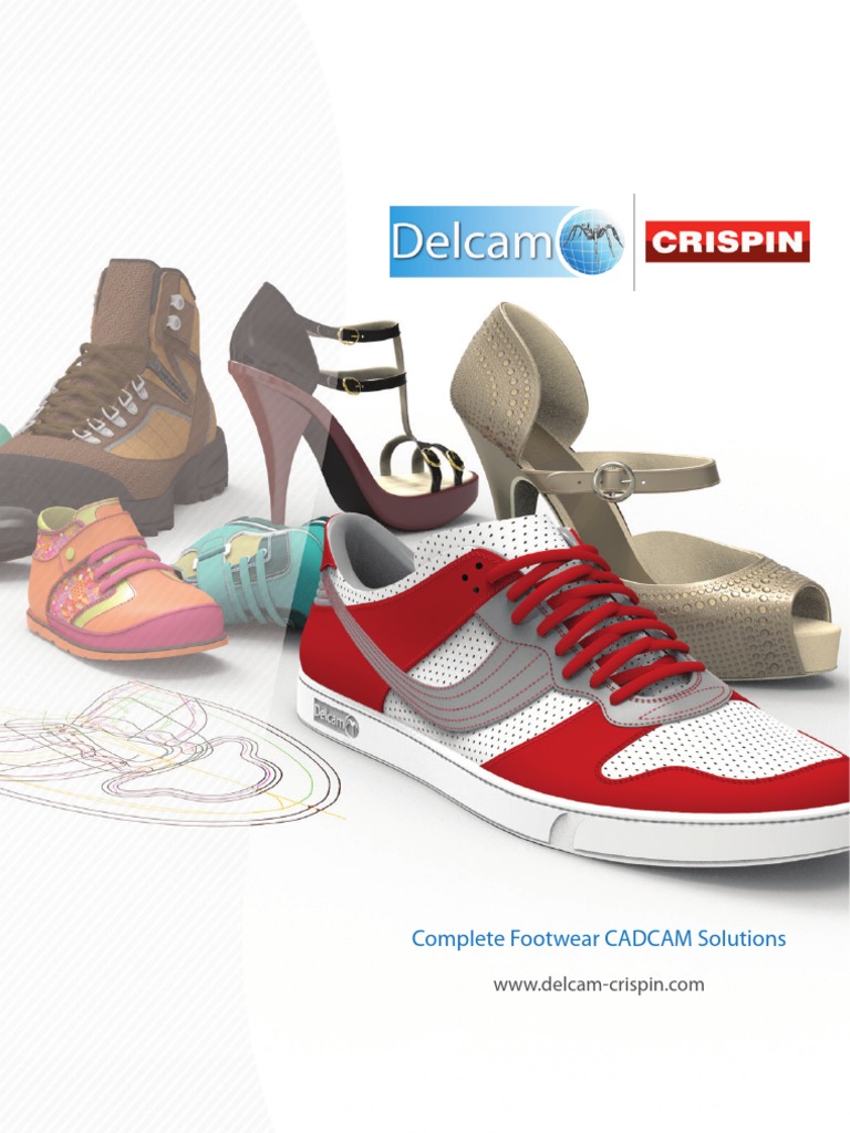 Delcam Footwear - Solutions PDF | PDF | 3 D Computer Graphics | Shoe