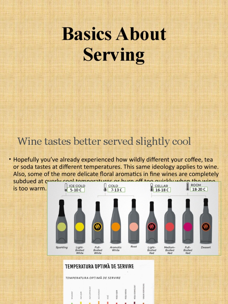 Basics About Serving | Download Free PDF | Aroma Of Wine | Wine