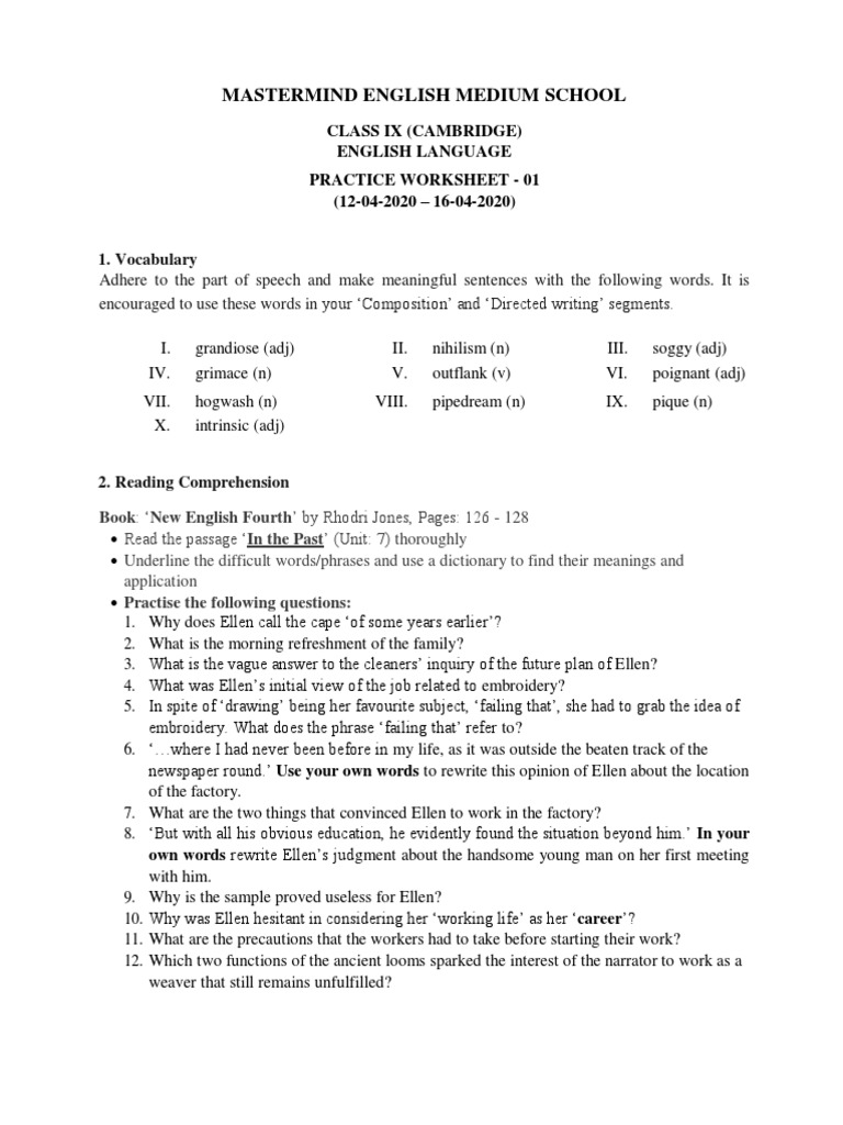 English Language - 1 | Download Free PDF | Linguistics | Cognition
