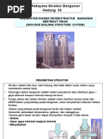 Pengaplikasian Struktur Rigid Frame Pada Bangunan | PDF