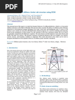 Design of Offshore Jacket Structure | PDF | Storm Surge | Waves
