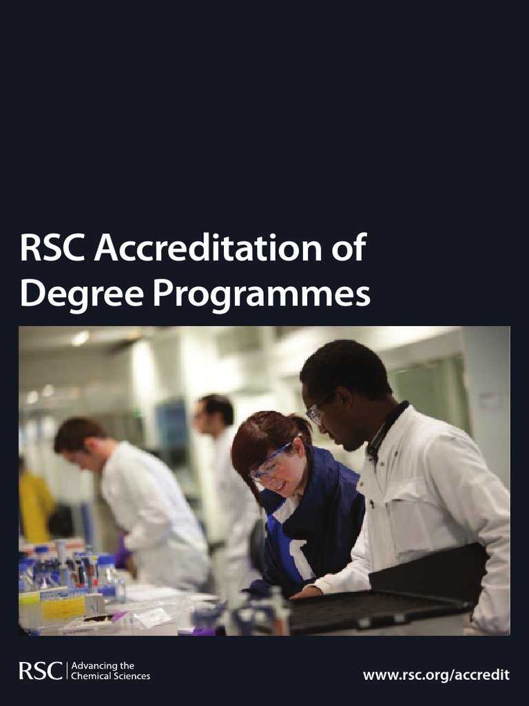 RSC Accreditation Criteria 2012-01 PDF | PDF | Master's Degree ...