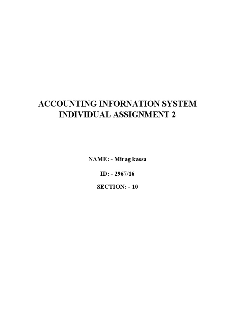 Ais Ass 2individual Pdf Enterprise Resource Planning Databases