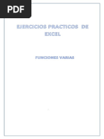 1 4 P TP4 Excel Oblig Nivel I Ver15 11 PDF | PDF | Microsoft Excel | Hoja de cálculo