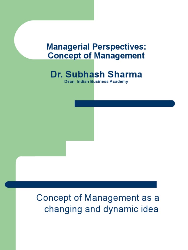 MPI - Concept of Management | PDF | Economies | New Age