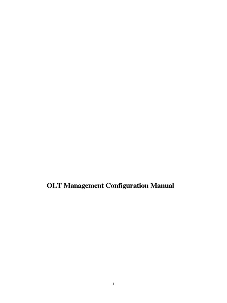 Manual Completo OLT Gpon FHL208B | PDF | Ip Address | Command Line Interface