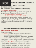 Freshman Geography Lecture 1 | PDF | Geography | Map