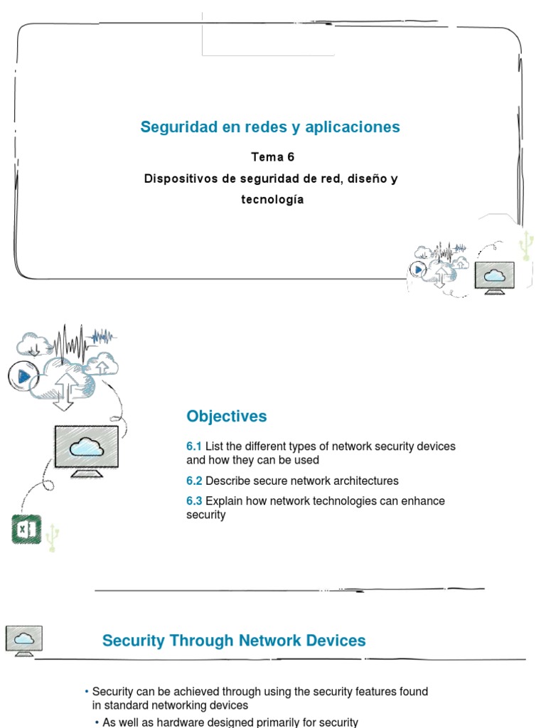 Tema 6 - SEGURIDAD EN REDES | PDF | Firewall (Computing) | Computer Network
