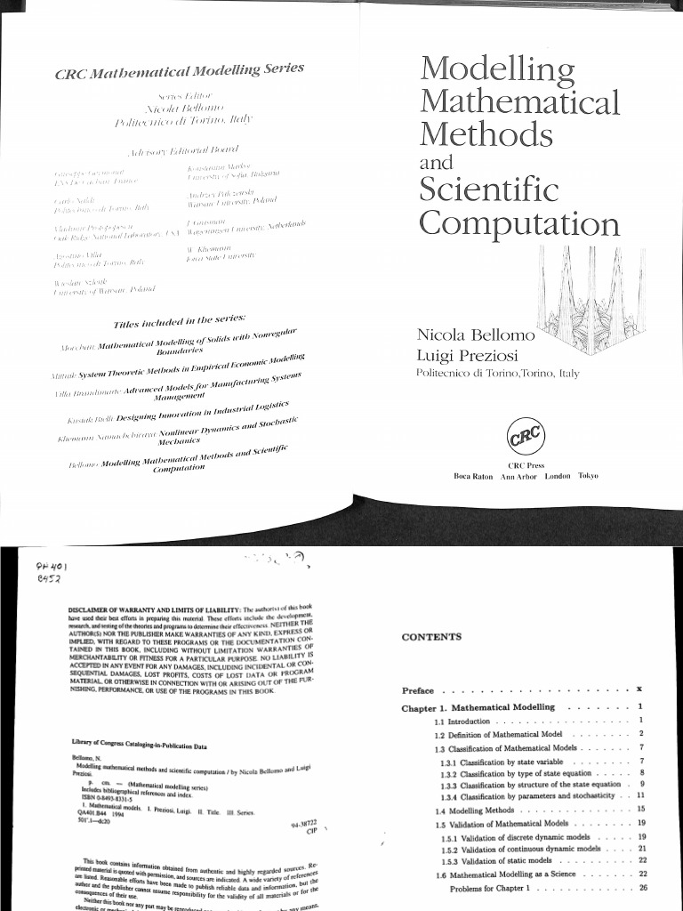 Modelling Mathematical Methods and Scientific Computation | PDF