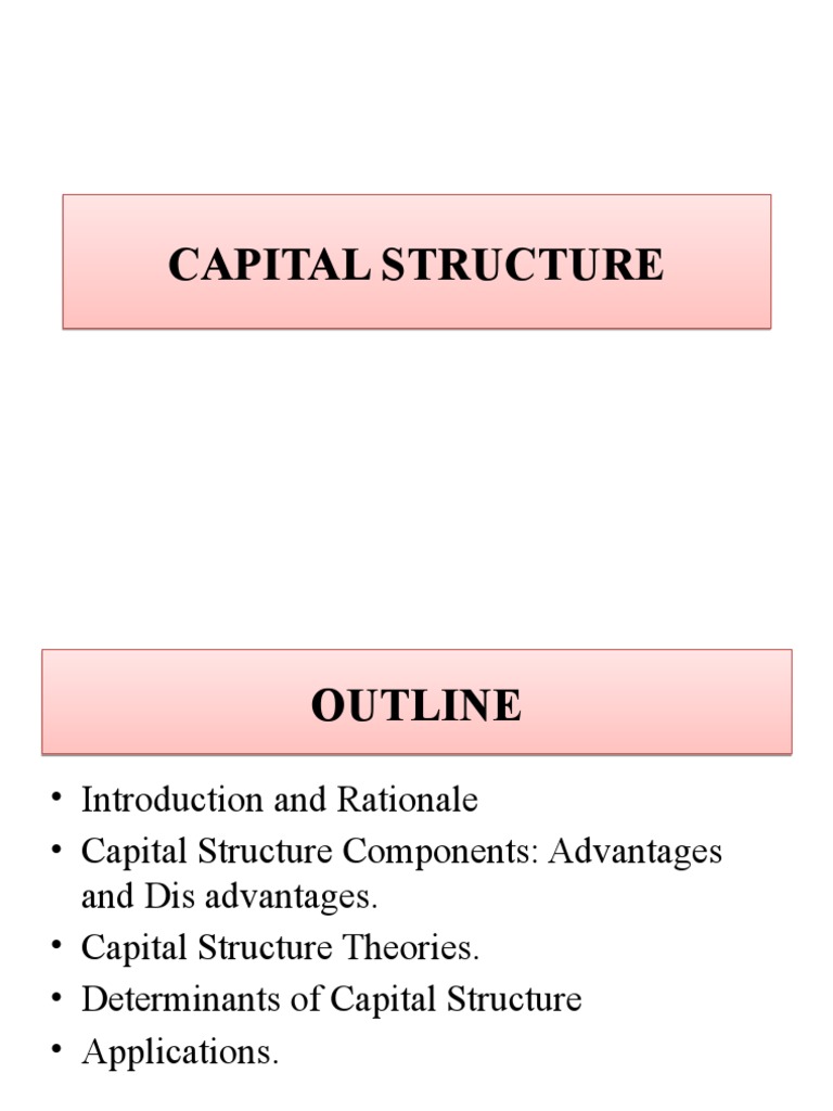 Capital Structure Capital Structure | PDF | Capital Structure | Cost Of ...