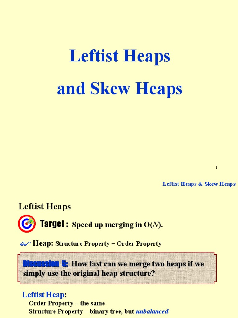 Leftist Heaps and Skew Heaps | PDF | Computer Programming | Algorithms And Data Structures