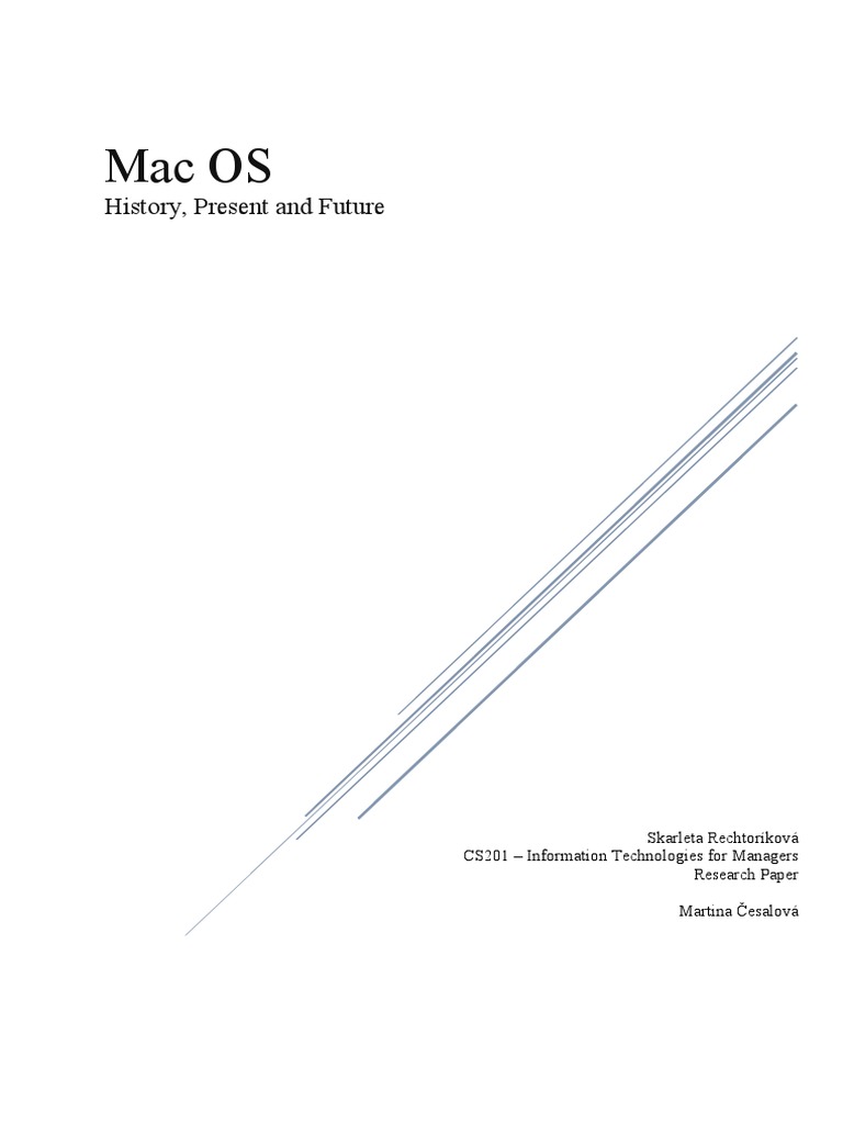 Mac OS: History, Present and Future | PDF | Macintosh | Apple Inc.