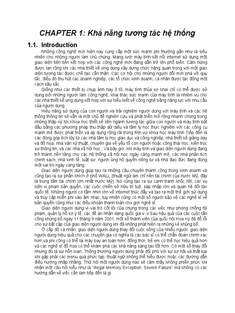 CHAPTER-1 - Designing The User Interface | PDF