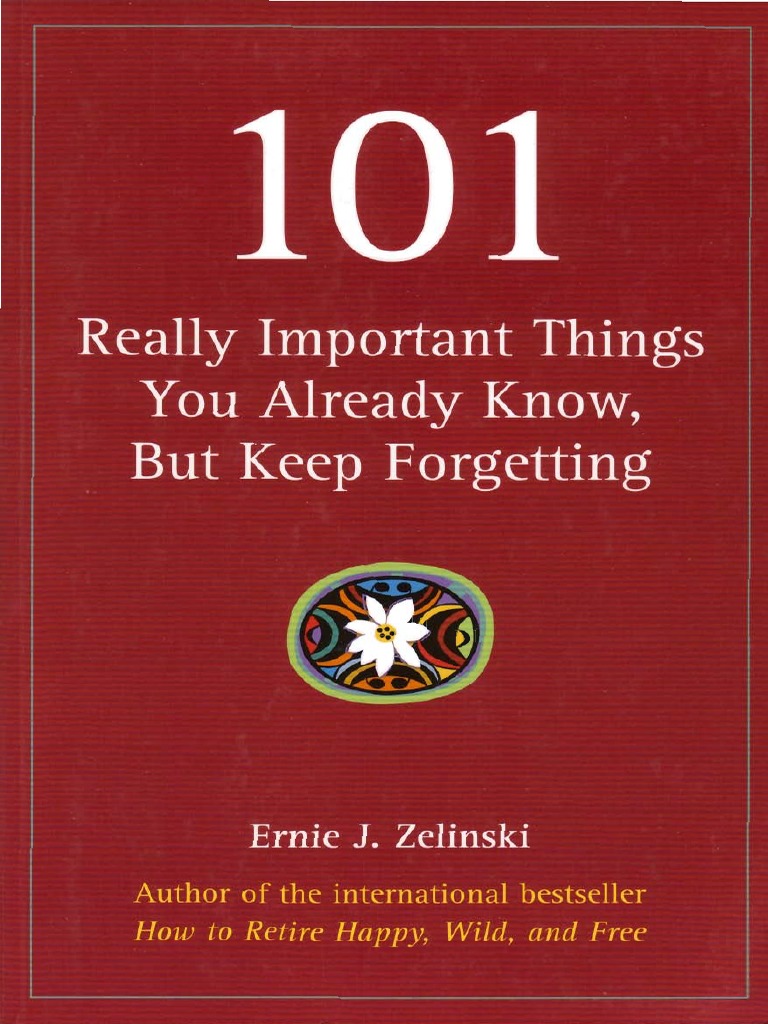 101 Really Important Things You Keep Forgetting PDF | PDF | Meaning Of ...