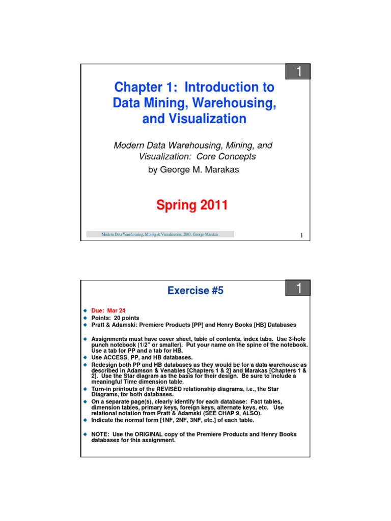 Introduction To Data Mining Data Warehousing And Visualization Pdf