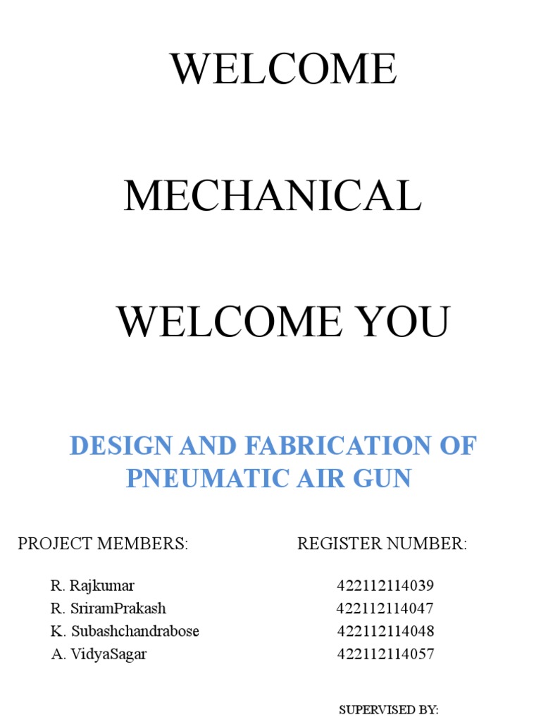 Pneumatic Air Gun | PDF | Gun | Polyvinyl Chloride