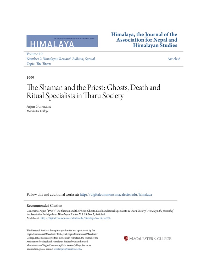 Shaman and Priest PDF | PDF | Veneration Of The Dead | Anthropology