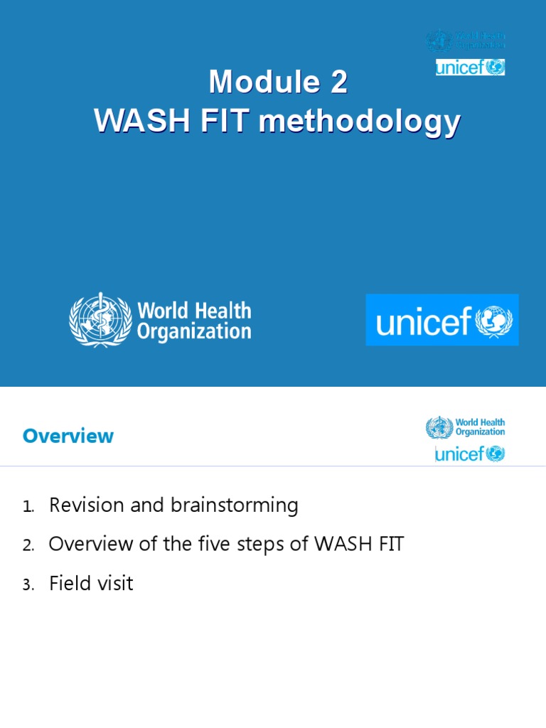 EN - 02 - WASH FIT Methodology - April2018 | PDF | Wash | Hazards