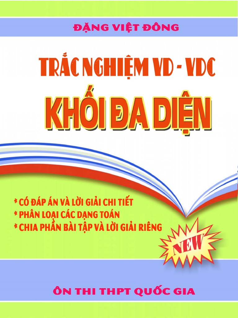 Trac Nghiem VD VDC Khoi Da Dien Va The Tich Khoi Da Dien Dang Viet Dong PDF | PDF