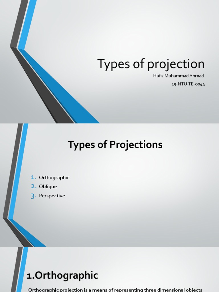 Types of Projection | PDF | Visual Journalism | Technical Drawing