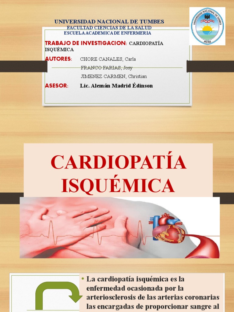 Cardiopatía Isquémica: Causas y Tratamiento | PDF | Infarto de ...