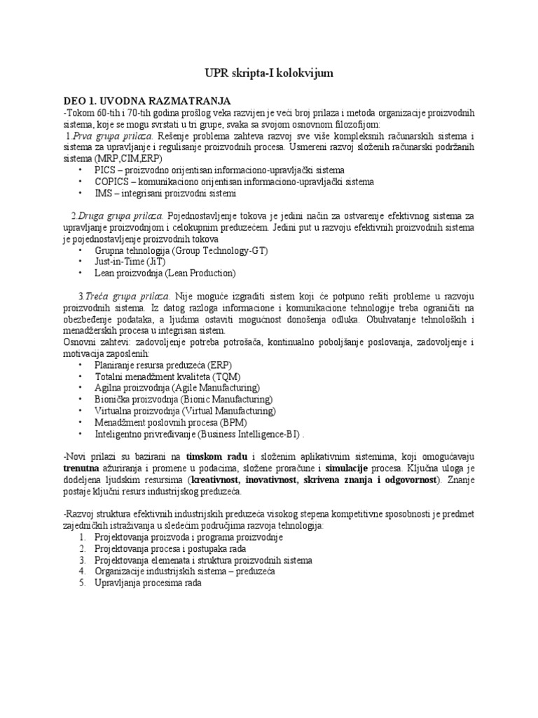 UPR Skripta II | PDF