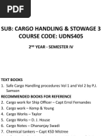 Pre Stowage Planning | PDF | Tonnage | Ships