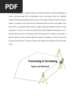 Traverse Report COMPLETE | PDF | Surveying | Measurement