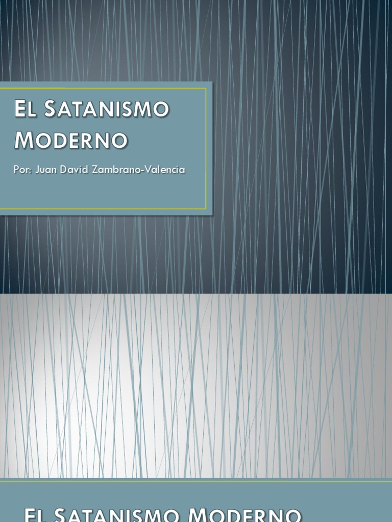 El Satanismo Moderno | PDF