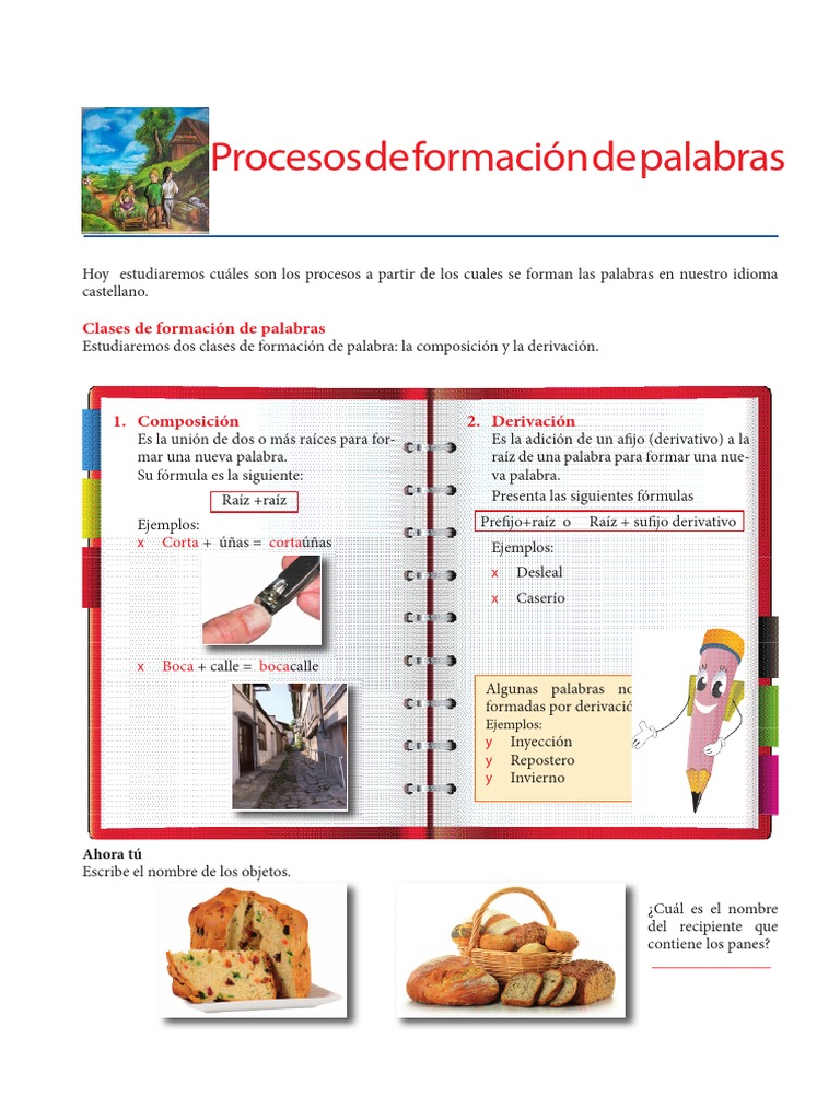 Procesos de Formación de Palabras PDF | PDF | Clasificación cientifica ...