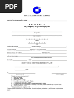 Zahtjev Za Placeno Odsustvo-Ogledni Primjer | PDF