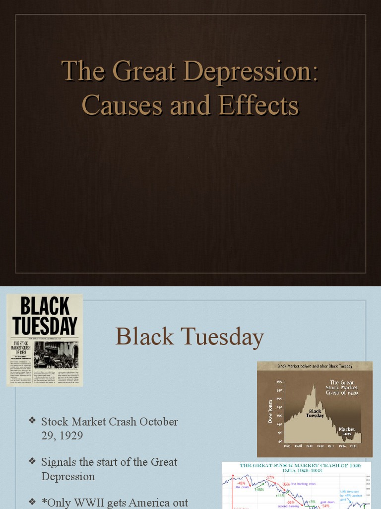 The Great Depression: Causes and Effects | PDF | Great Depression ...