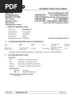 Msds 10% Neutral Buffered Formalin | PDF | Toxicity | Formaldehyde