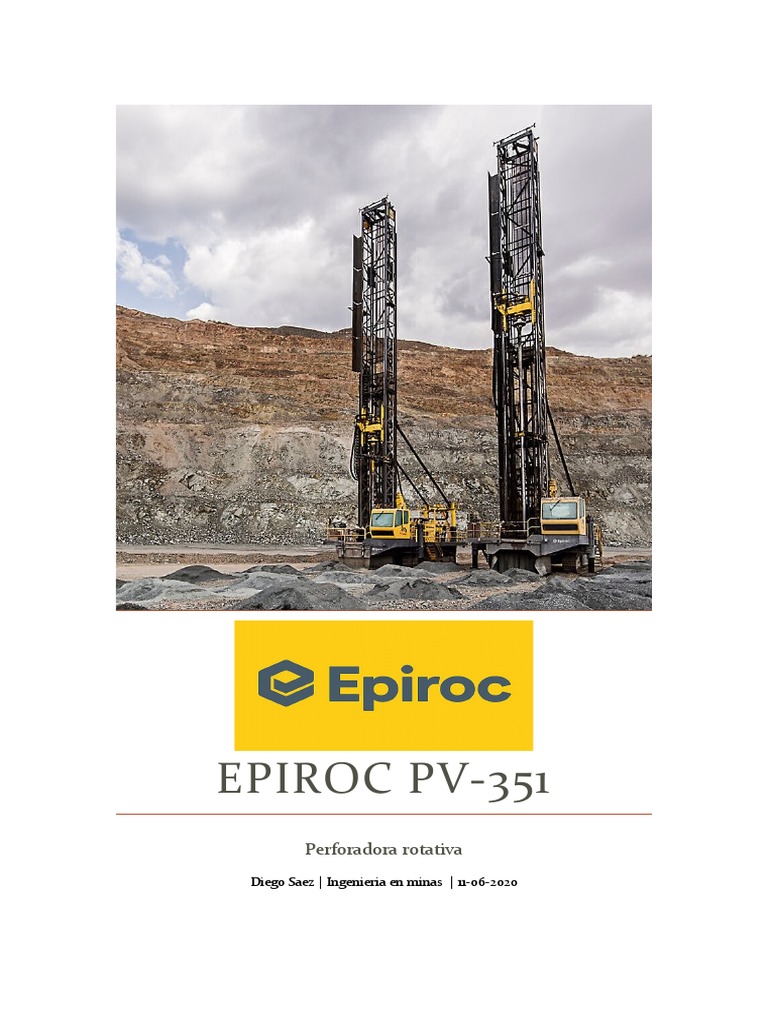 Epiroc PV-351 | Descargar gratis PDF | Engranaje | Bienes manufacturados