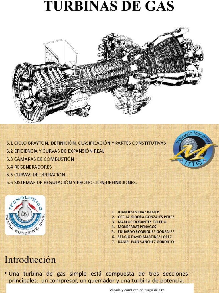 Turbinas de Gas | PDF | Turbina | Turbina de gas