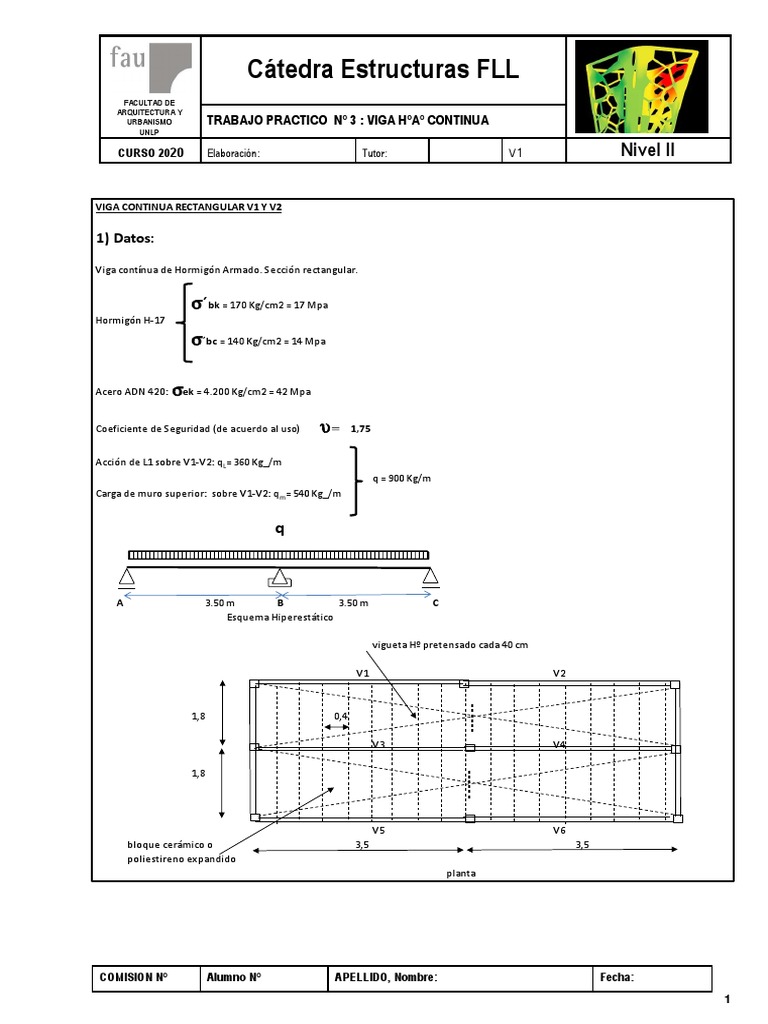 TP Resuelto - VIGA RECTANGULAR CONTINUA | PDF | Ingeniero civil ...