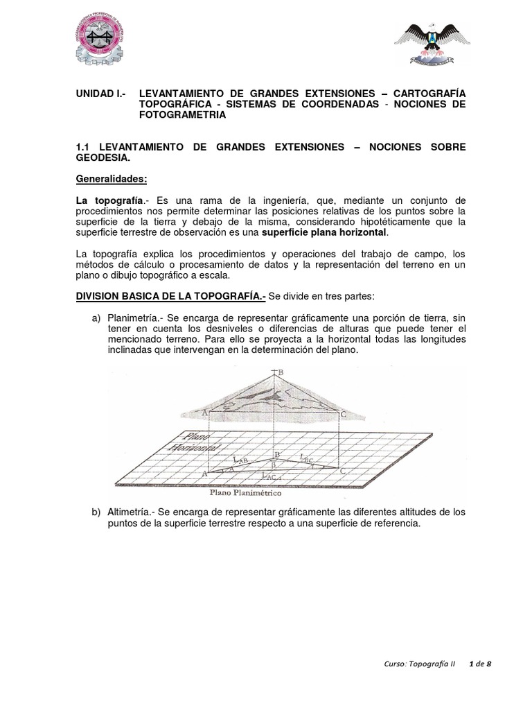 1.0.lev. Extensiones - Geodesia - Datum | PDF | Geodesia | Topografía