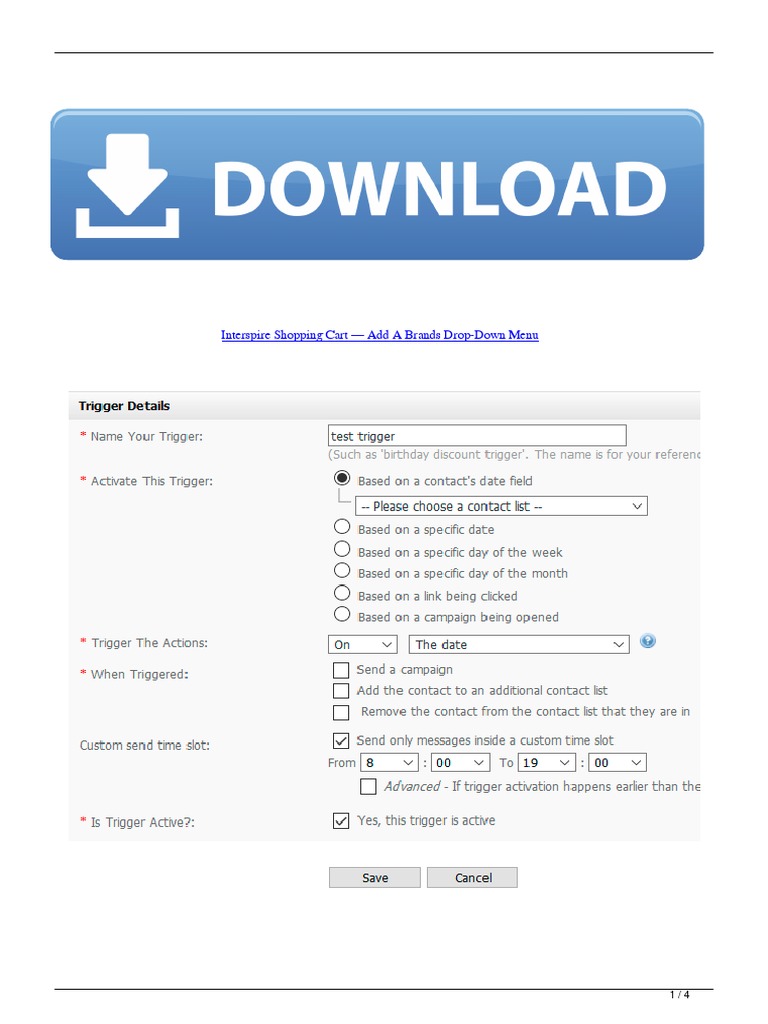 Interspire Shopping Cart Add A Brands DropDown Menu PDF | PDF | Menu | Brand