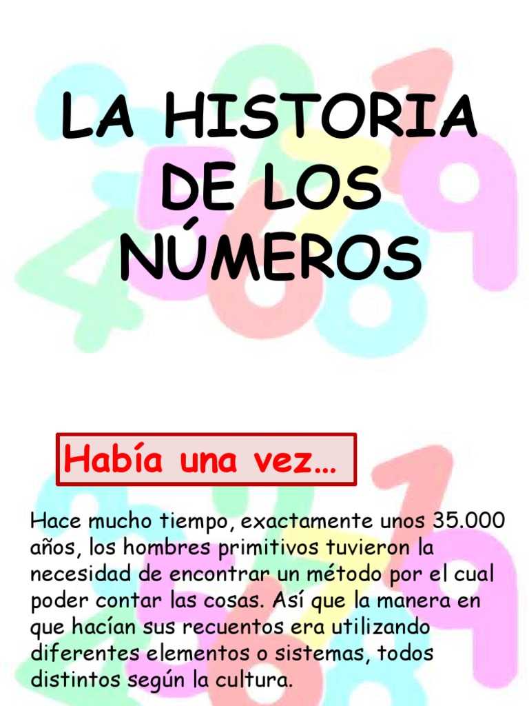 Historia De Los Números Pdf