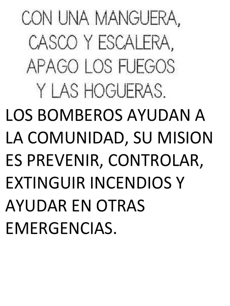 Función de los Bomberos en Emergencias | PDF
