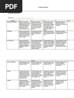 Drawing Rubrics Student's Name: - Unit: Drawing Components Mastery 10 ...